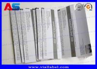 China Custom Box Inserts Paper Flyer Leaflet Printing For Muscle Growth Enanthate 200mg Description for sale