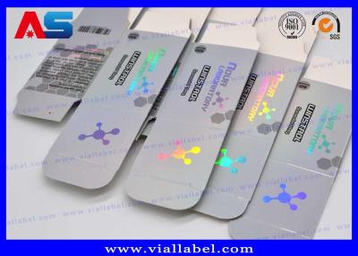 China Holographic Laser 15ml Glass Dropper Vials Boxes And Labels small packaging boxes for bodybuilding vials for sale