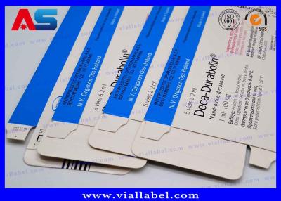 China Glossy Varnishing Cardboard Pharmaceutical Packaging Box For 1ml Ampoules pharma paper box for sale