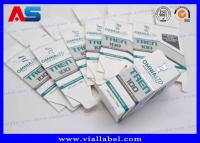 China Embossing 10ml Vial Paper Boxes Silver Foil  Printing For Pharmacy Peptide Injections pharmaceutical packaging for sale