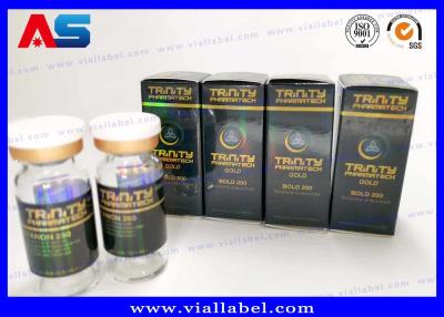 China Laser Hologram Print 10ml Vial Storage Box For Muscle Growth Peptide for sale