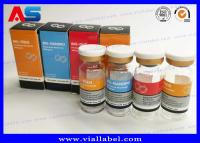 China Bodybuilding Cypionate Pharmaceutical Bottle Labels 25x60mm ISO Certified for 10ml vials for sale