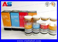 China Bodybuilding Cypionate Pharmaceutical Bottle Labels 25x60mm ISO Certified for 10ml vials for sale