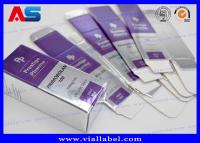 China Muscledevelop Silver Foil Embossed 10ml Vial Storage Box Of Injectables Peptide Meditech Muscle Growth for sale