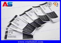 China 4C Full Color Vials Laser Hologram Sticker, SGS Printing Bottle Labels for sale