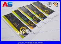 China Strong Adhesive 10ml Vial Labels PET Laser Film CMYK Printing for Pharmacy glass vial labels for sale