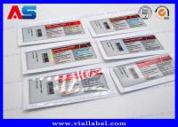 China 4C Full Color Vials Laser Hologram Sticker, SGS Printing Bottle Labels for sale