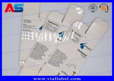 China SGS Small 10ml Vial Box For Bodybuilding Musculation Peptides Peptide Package for sale
