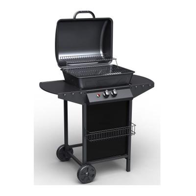 China Flame Safety Device Classic Black Backyard Butane Bbq Gas Grill for Outdoor Cooking for sale
