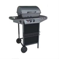 China Flame Safety Device Classic Black Backyard Butane Bbq Gas Grill for Outdoor Cooking for sale