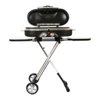 China Steel Custom Stand-Up Propane Camping Cooking Outdoor Barbeque Foldable Portable Folding Gas BBQ Grill for sale