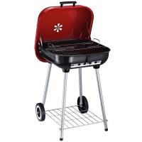 China Multi Color Charcoal Grills Outdoor Portable Foldable BBQ Grill with Lid Charcoal BBQ for sale