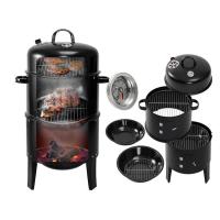 China Outdoor Barrel Charcoal BBQ Grill Suitable for 6-8 People 0.8MM Material Thickness for sale