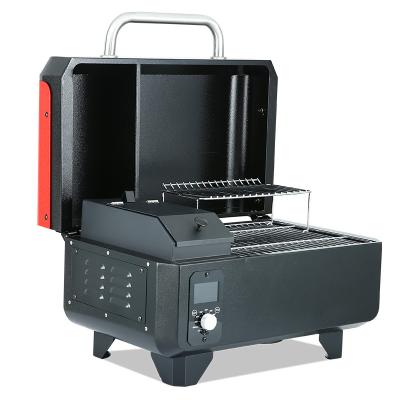 China Flame Safety Device Smart Electric Charcoal Pellet Smoker Grill for Household Cooking for sale
