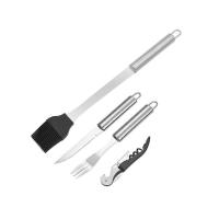 China Outdoor Camping Accessories Portable BBQ Tools Set with Customized Logo and Carry Bag for sale