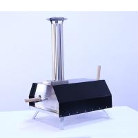 China Customized Dual- Outdoor Pizza Baking Stove with Thermometer Spray Black Finishing for sale