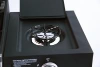 China Commercial Outdoor BBQ Gas Grill with Stainless Steel Construction and Side Bunner for sale