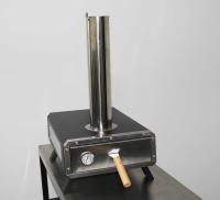 China Rotatable Pizza Stone Customized Color Outside Pizza Maker Stove Wood Pellet Fired Oven for sale