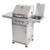 China Large Capacity Smokeless Stainless Steel Bbq Grills Portable Outdoor Burner Gas Grill for sale