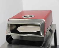 China Dual Fuel Stainless Steel Pizza Maker Gas Wood Pellets Fired Pizza Oven 39*52.2*69cm for sale