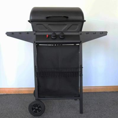 China Chrome Plated Kitchen Gas BBQ Grill for Garden Barbecue Rotisserie Propane Stove for sale
