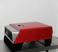 China Dual Fuel Stainless Steel Pizza Maker Gas Wood Pellets Fired Pizza Oven 39*52.2*69cm for sale