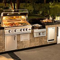 China Propane Gas Stainless Steel Multifunction Drop Built in Barbeque Grill for Gas Charcoal for sale