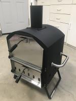 China Waterproof Cover Included 2-Layer Wood Fired Pizza Oven with 30*30*1.0cm Pizza Stone for sale