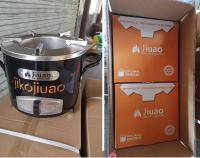 China Jikojiuao Africa Nigeria Windproof 3.5 KG Small Charcoal Cooking Stove Stainless Steel for sale