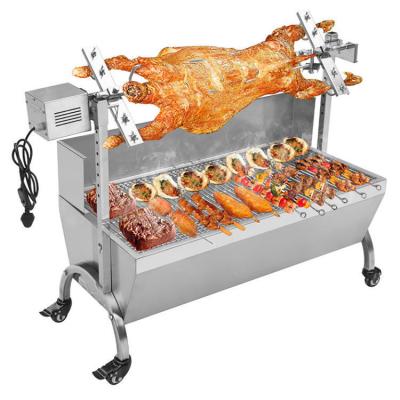 China 124.3*57.3*29 CM Package Size Commercial Rotisserie Charcoal BBQ Grill for Restaurant for sale