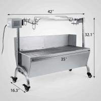 China 124.3*57.3*29 CM Package Size Commercial Rotisserie Charcoal BBQ Grill for Restaurant for sale