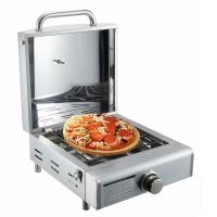 China Rotisserie Roaster Propane Grill with Tabletop Pizza Maker and Stainless Steel Housing for sale