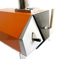 China 16 Inch Portable Pellet Pizza Maker Stove with Orange Color and Powder Spraying Surface for sale