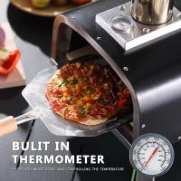 China Temprature Control Modern Garth Pizza Oven for Pizza Maker Single Freestanding Black for sale