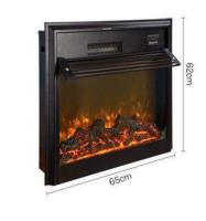 China Metal 3D White Simulation Electronic Fireplace for Family Directly from 110V / 220V for sale