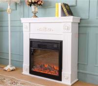 China Metal 3D White Simulation Electronic Fireplace for Family Directly from 110V / 220V for sale