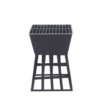 China Modern Fire Pit Wood Furnace Fireplace for Bonfires and BBQs in Black Outdoor Setting for sale