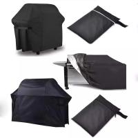 China Heavy Duty Waterproof Outdoor Rain BBQ Grill Cover in 600D Polyester Fabric for Garden for sale