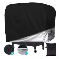 China Heavy Duty Waterproof Outdoor Rain BBQ Grill Cover in 600D Polyester Fabric for Garden for sale