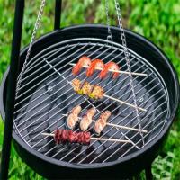 China Adjustable Portable Backyard Cooking Stand for BBQ Rotisserie Tripod Outdoor Garden for sale
