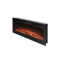 China Decor Flame Electric Fire Place with 9 Flame Colors 40 Inch Wall Mounted and Recessed for sale