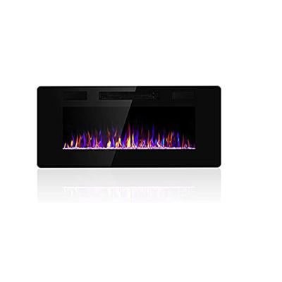 China Customized Logo Acceptable Electric Fireplace Stove with 9 Flame Colors Wall Mounted for sale