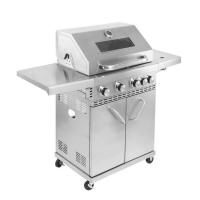 China Outdoor Gas Grill Stove BBQ Grills with 5 Burners and Stainless Steel Material for sale