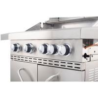 China Outdoor Gas Grill Stove BBQ Grills with 5 Burners and Stainless Steel Material for sale