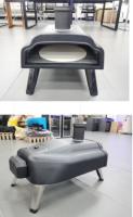 China 78.7*43.5*45.6cm Portable Mini Woodfire Pellet Pizza Maker Oven With Rotating Pizza Stone for sale