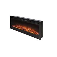 China Electric Fireplace Heater WN-D60 Industrial Style Wall Mounted Kamin 9 Flame Colors for sale