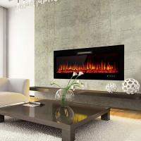 China Electric Fireplace Heater WN-D60 Industrial Style Wall Mounted Kamin 9 Flame Colors for sale
