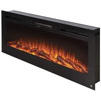 China 36 Inch 9 Colors Flame Electric Fireplace for Metal and Tempered Glass Area Heated for sale
