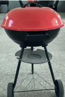 China All-Season 17 Inches Garden Patio Design Apple Shape Outdoor BBQ Grill Charcoal Smoker for sale