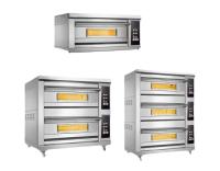 China Mechanical Timer Control Stainless Steel Countertop Electric Pizza Oven for Pizza Shop for sale